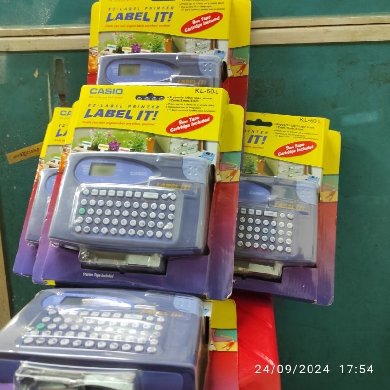 Jual CASIO LABEL IT KL 60/LABEL PRINTER CASIO KL 60/NEW BARU/ORIGINAL ...