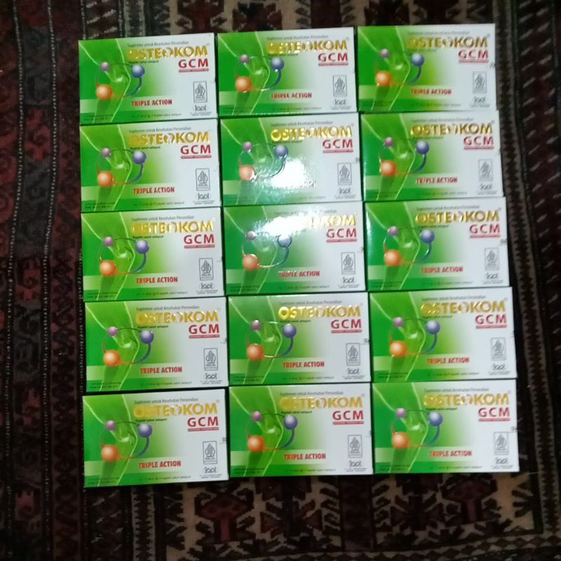 Jual OSTEOKOM GCM PER BOX 30 TABLET | Shopee Indonesia