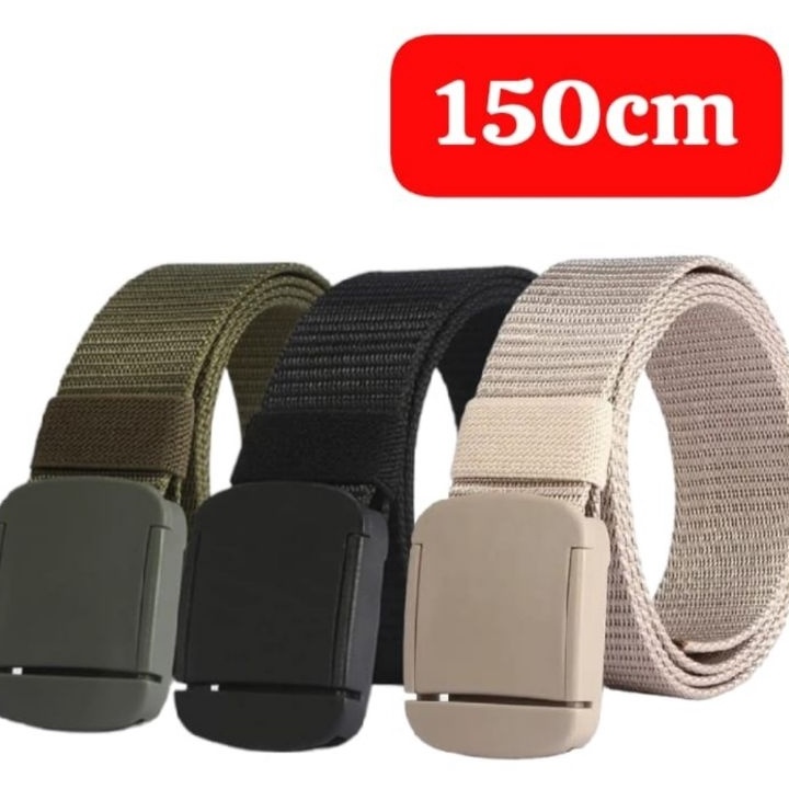 Jual ORIGINAL IKAT PINGGANG PRIA GESPER JUMBO TACTICAL KANVAS NILON ANTI METAL DETECTOR | Shopee ...