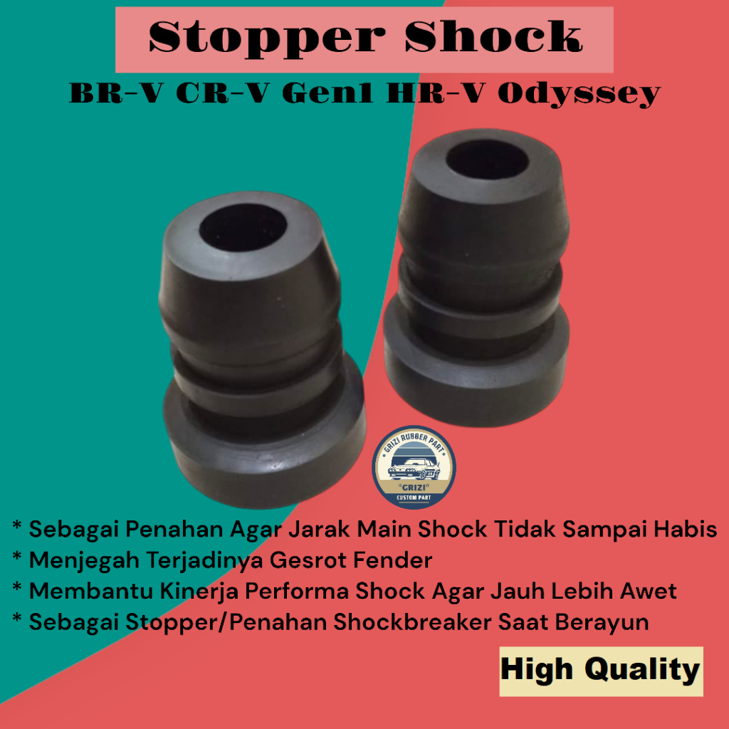 Jual Stopper Shock Shockbreaker Depan BR-V CR-V Gen1 HR-V Odyssey 1Set ...