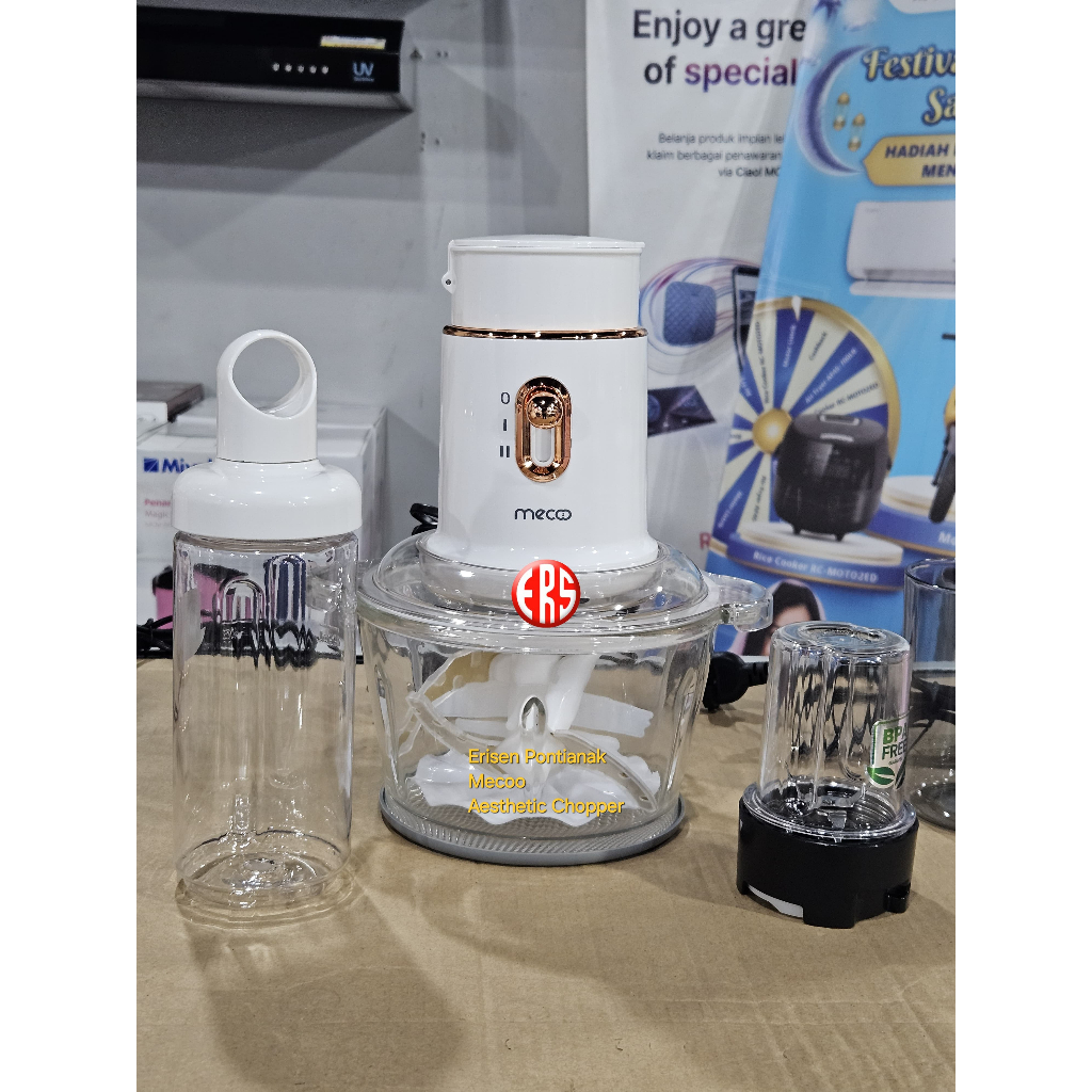 Jual Mecoo Aesthetic 5 in 1 Antibacterial Odorless Chopper Blender ...