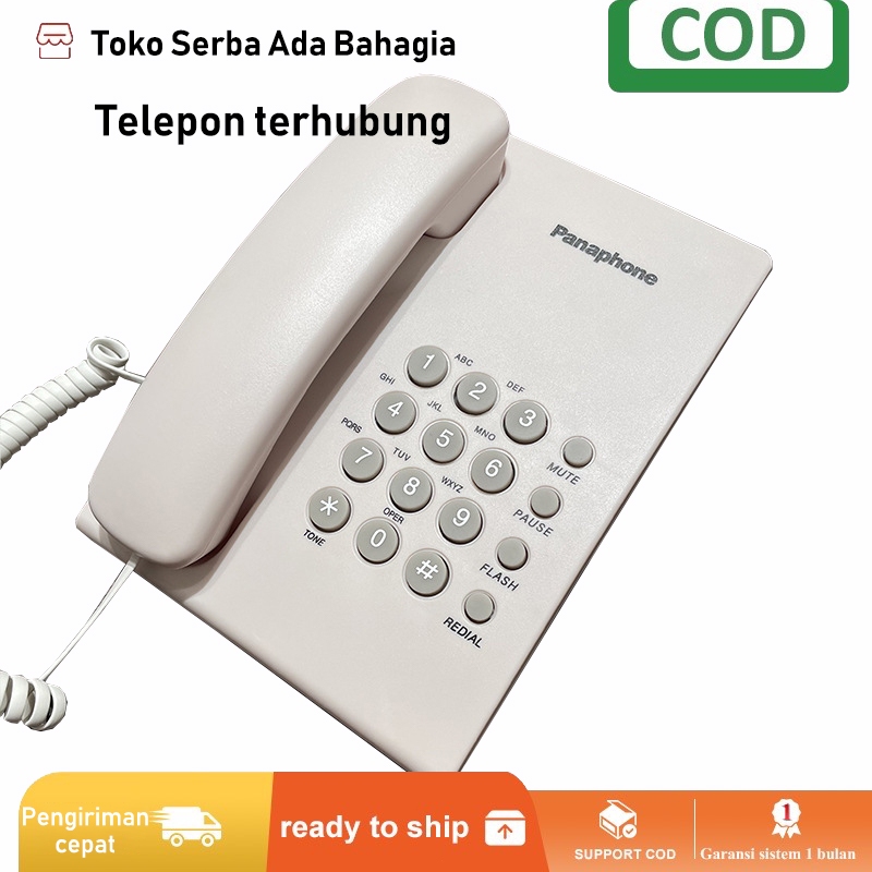 Jual Telepon kabel untuk bisnis, telepon meja kantor, model lama, cocok ...