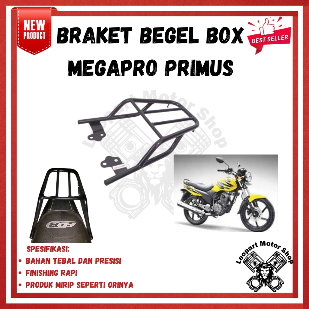 Jual Bracket breket Begel box hollow behel box Honda Megapro PRIMUS ...