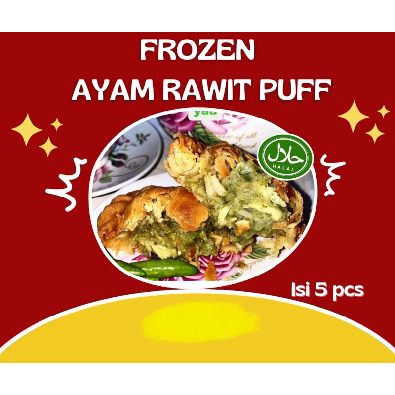 Jual Frozen currypuff / karipap / pastel pastry isian ayam cabe ijo ...