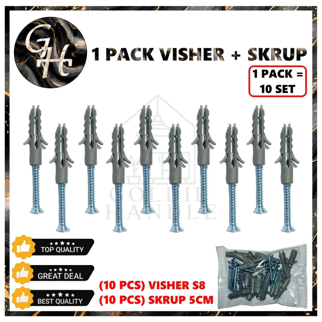 Jual Spiser dan Skrup Set Piser Sekrup Screw S8 Sekrup 5cm | Shopee Indonesia