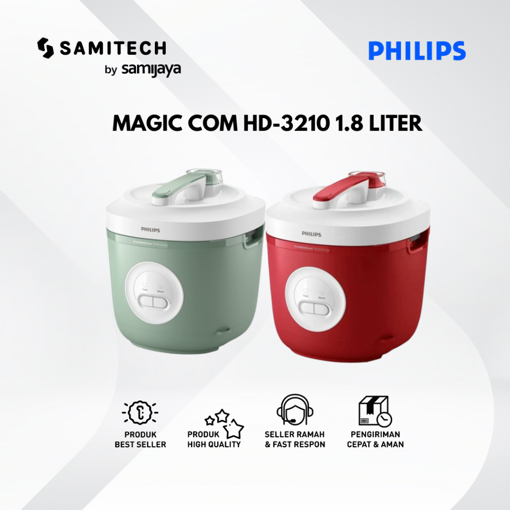 Jual MAGIC COM PHILIPS HD-3210 HD 3210 1.8LITER BERGARANSI | Shopee ...