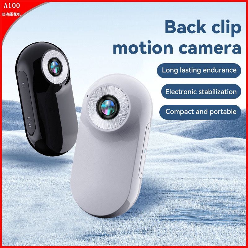 Jual Body action Camera With Screen HD Magnetic Clip 120 Degree ...