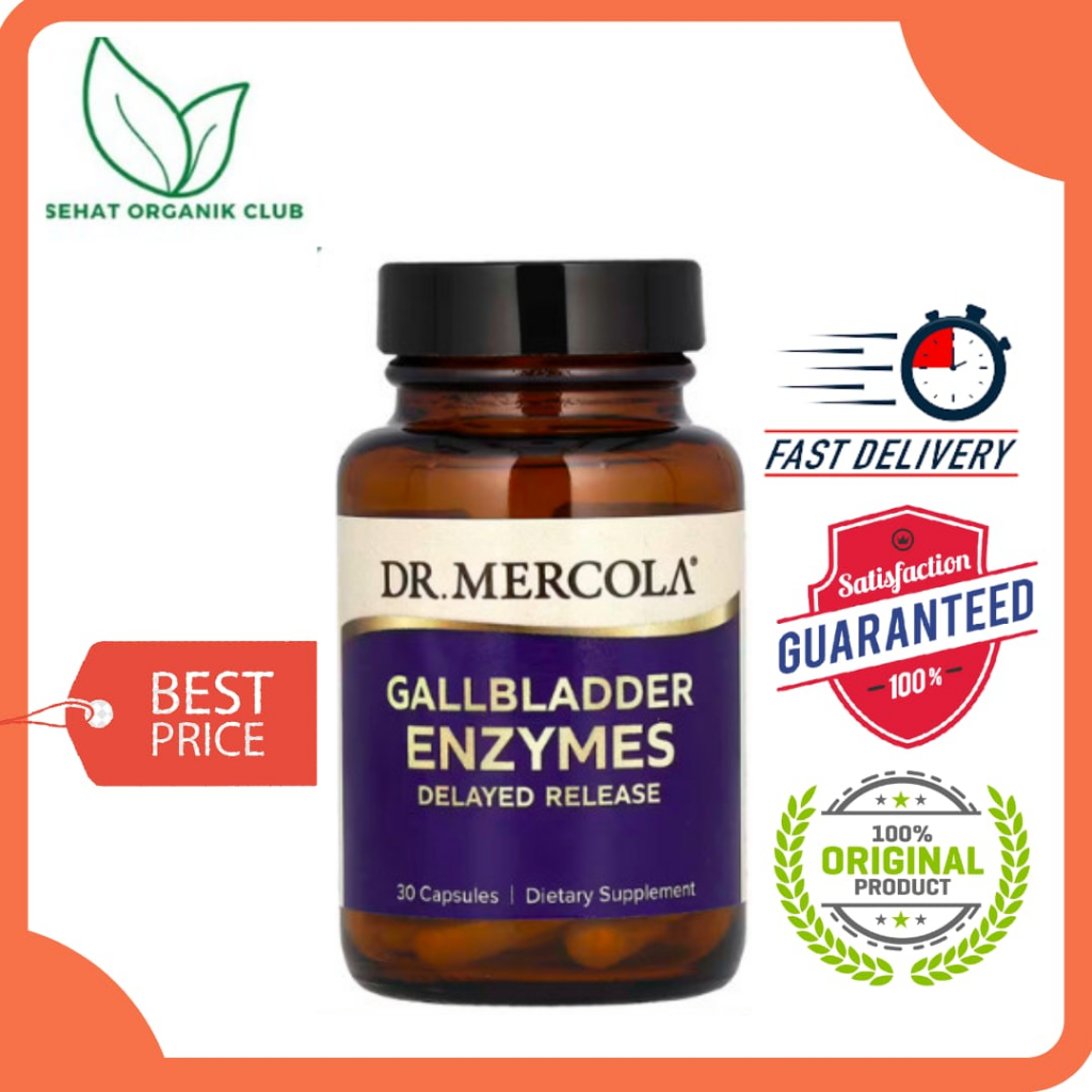 Jual Dr. Mercola Gallbladder Enzymes 30 Capsules | Shopee Indonesia