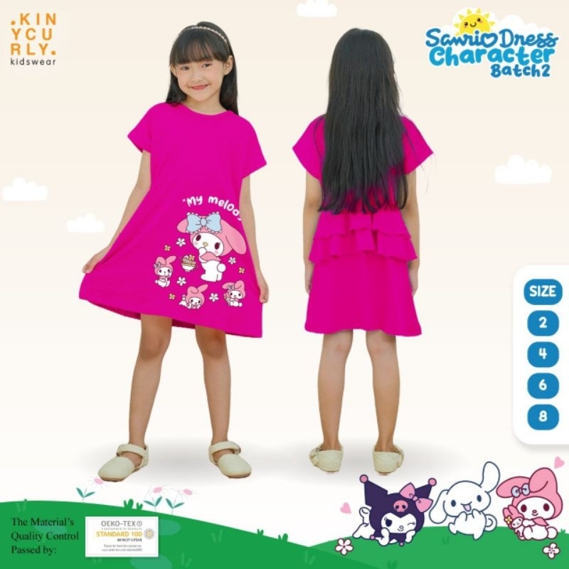 Jual SANRIO DRESS (DRESS KINYCURLY MOTIF SANRIO BATCH 2) | Shopee Indonesia