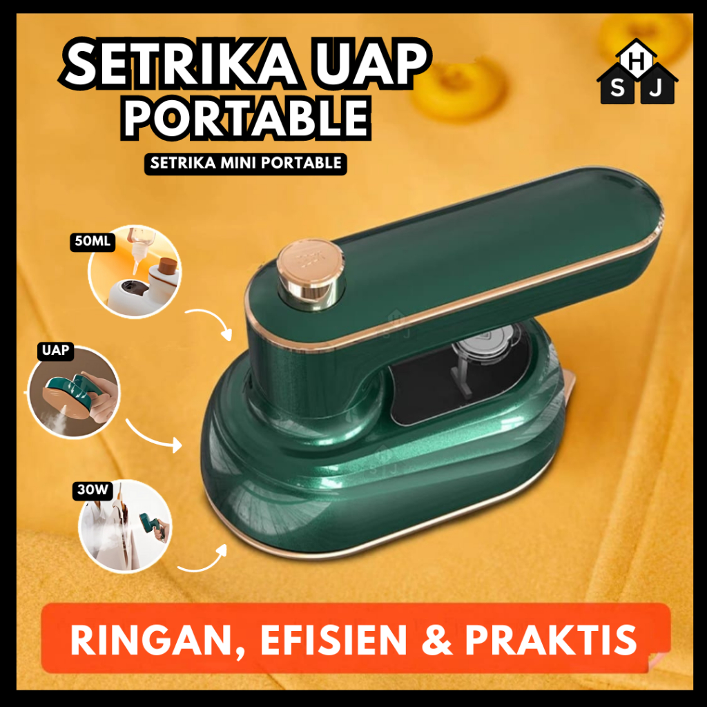 Jual Setrika Uap 3in1 Mini Genggam Portabel Setrika Travel listrik ...