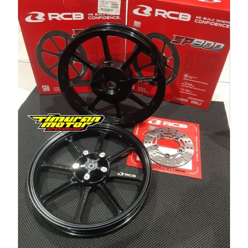 Jual VELG RCB SP800 VARIO 125 - VARIO 150 185 215 R14 BLACK | Shopee ...