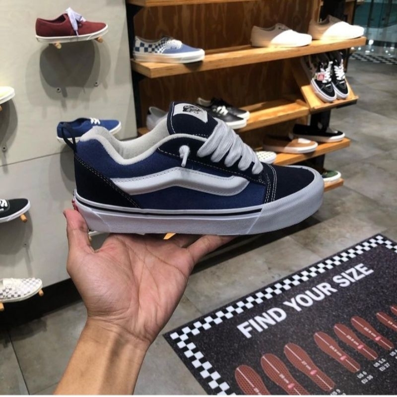 Jual vans knu hitam biru | Shopee Indonesia