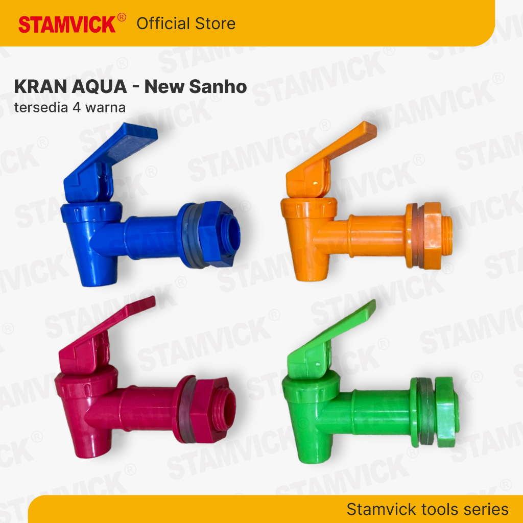 Jual Kran Aqua / Kran Dispenser / Kran Guci / Kran Galon Pvc Warna New ...