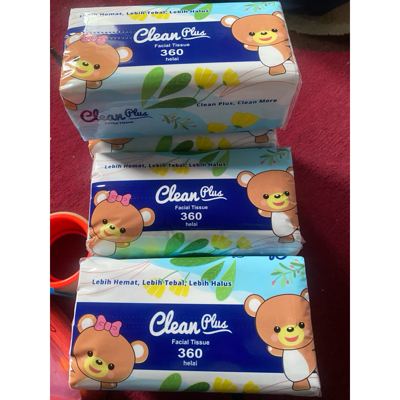 Jual Tissue Clean Plus 360 Sheet ( 12 Pack ) | Shopee Indonesia