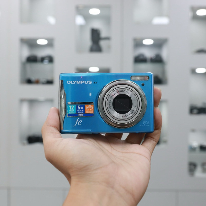 Jual Digicam Olympus FE-46 Blue Mulus | Shopee Indonesia