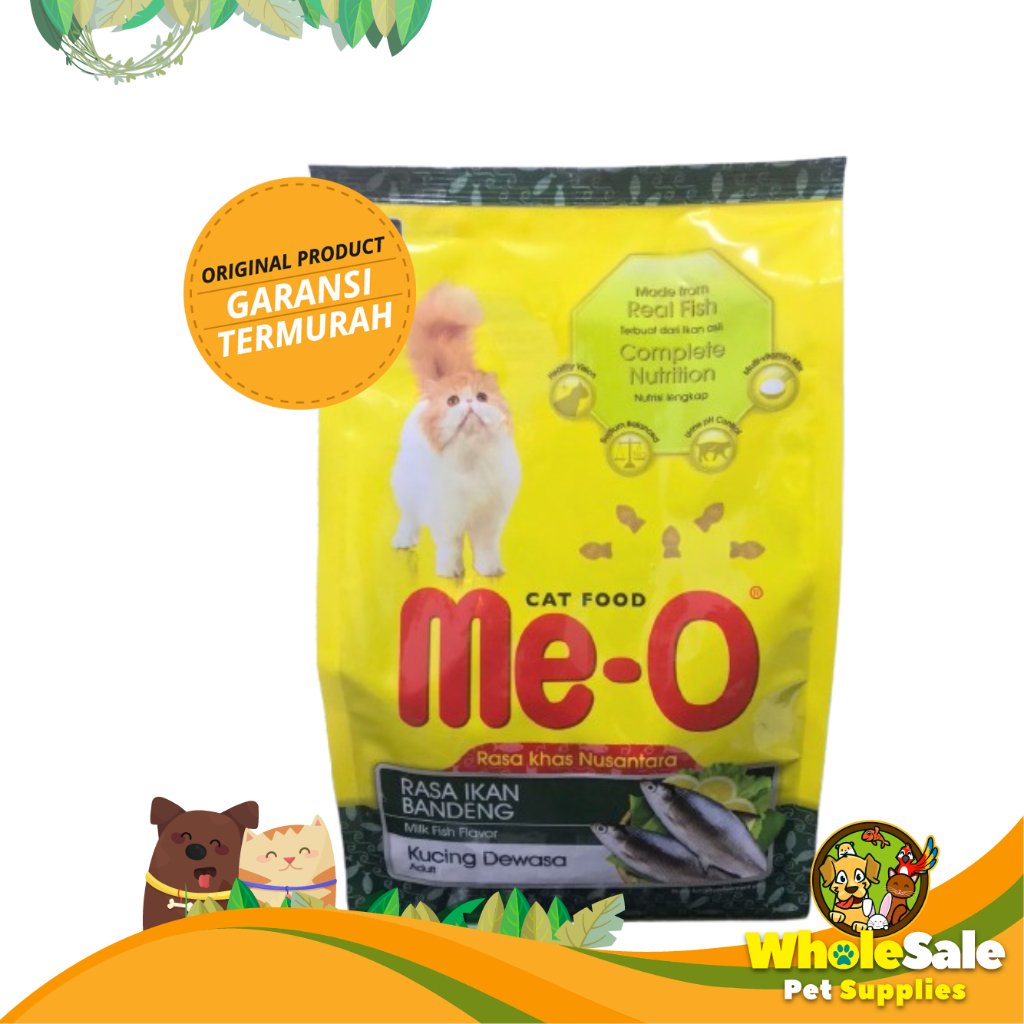 Jual Meo Rasa Khas Nusantara Ikan Bandeng 1.2KG Cat Food Meo Ikan ...