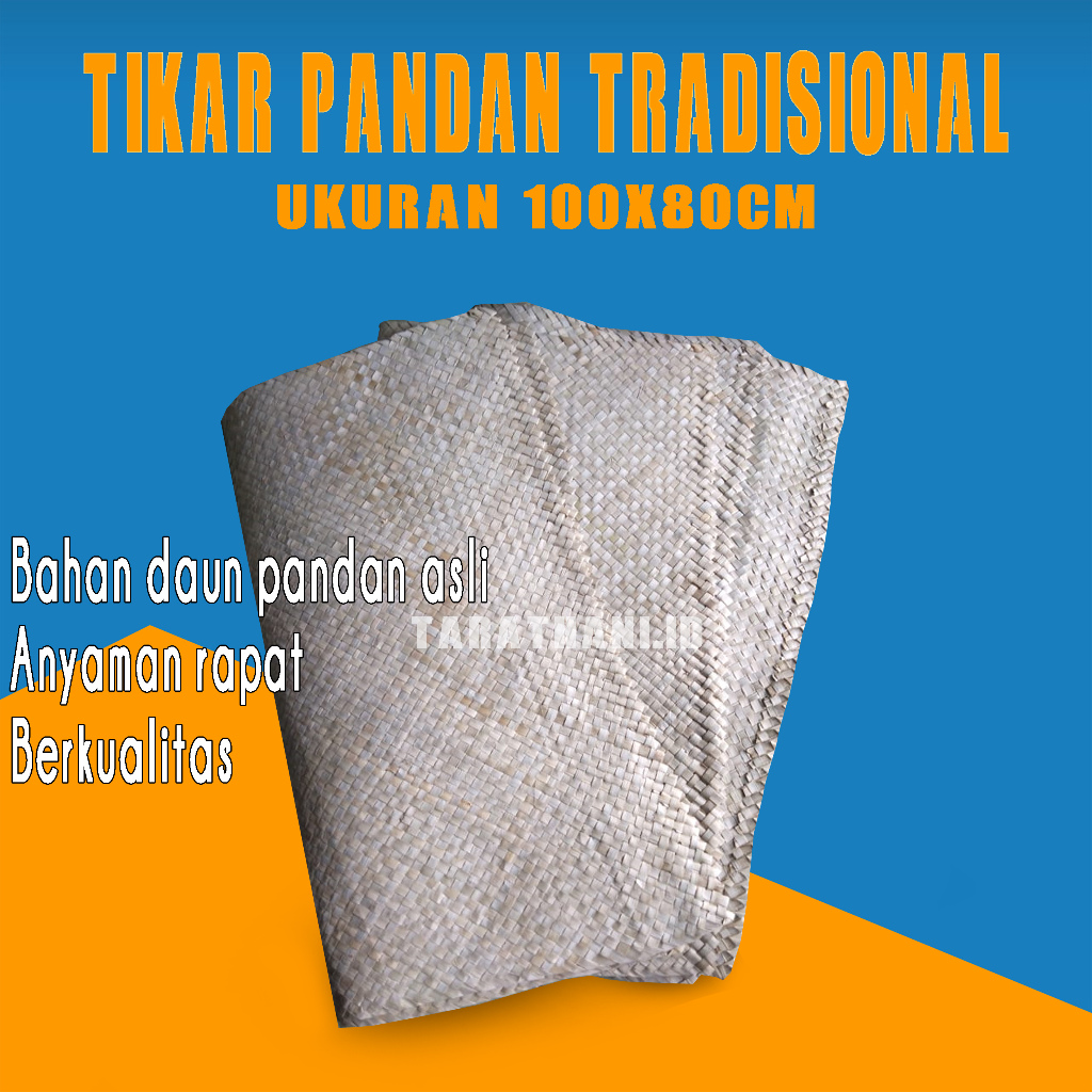 Jual Tikar Pandan Kecil Karpet Elo 100×100cm Samak Piknik Traveling ...