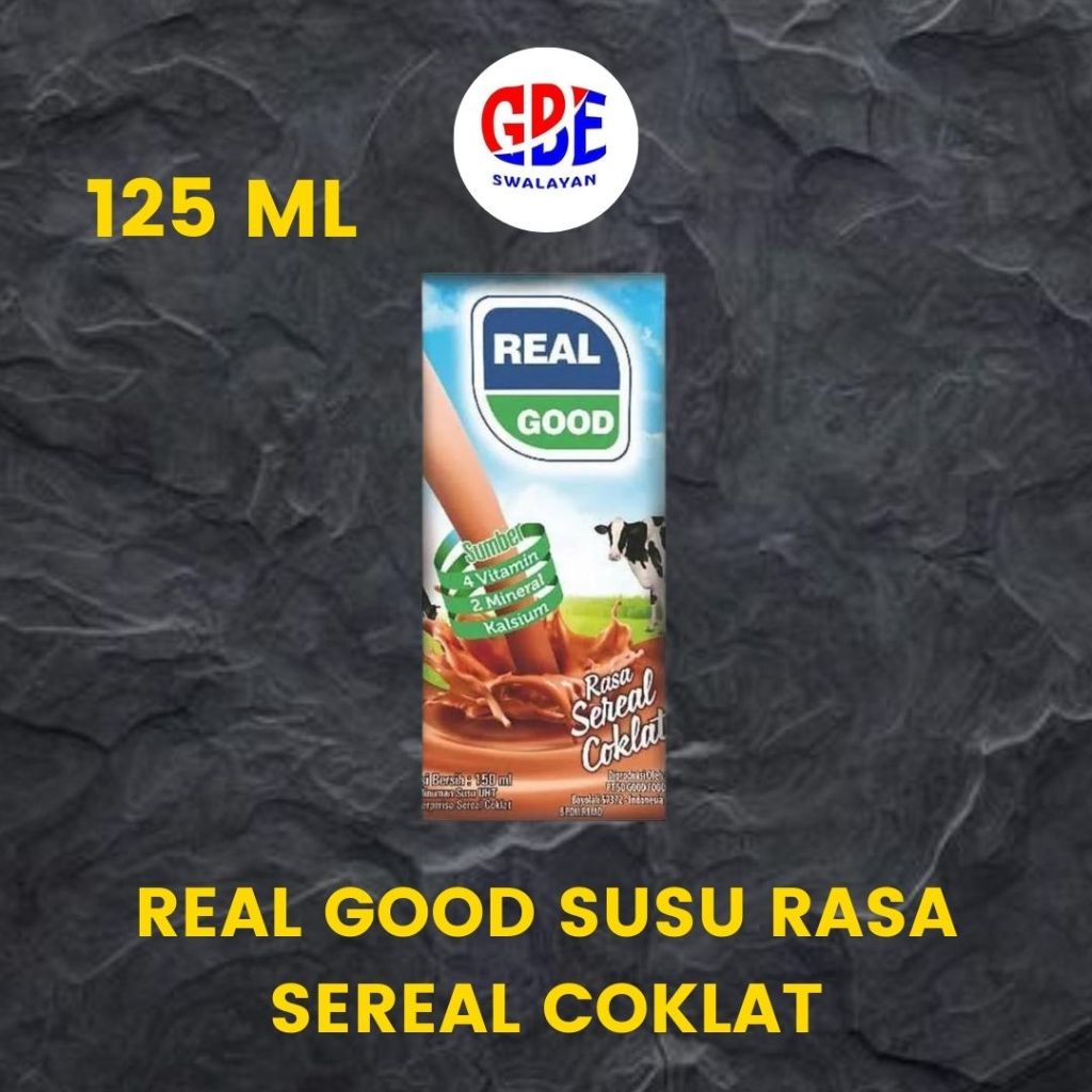 Jual Real Good Susu Rasa Sereal Cokelat 125ml | Shopee Indonesia