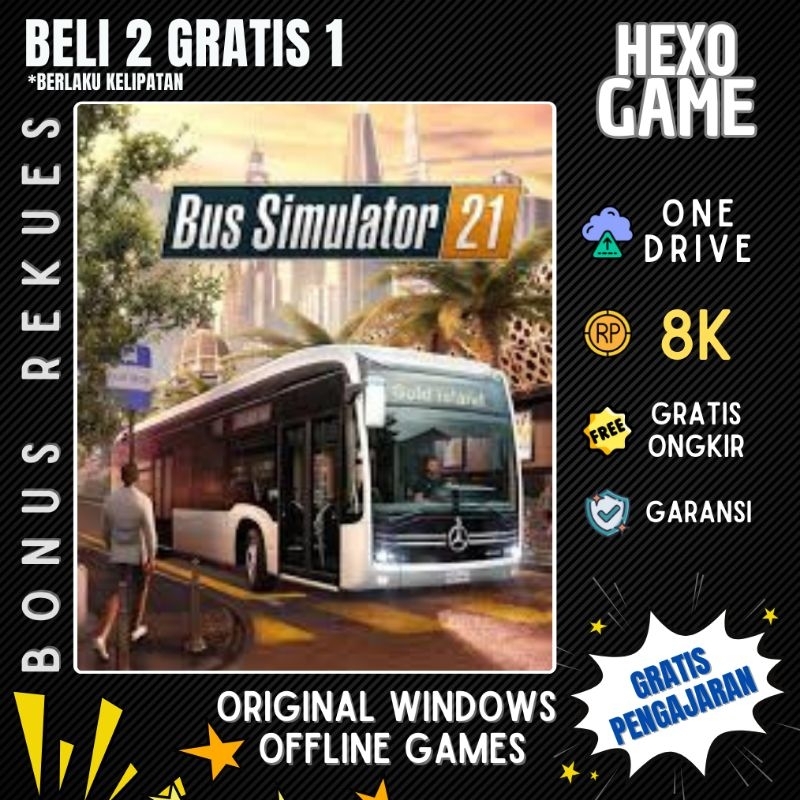 Jual Bus Simulator 21 - PC Game Sim - LINK DOWNLOAD - GAME LAPTOP ...