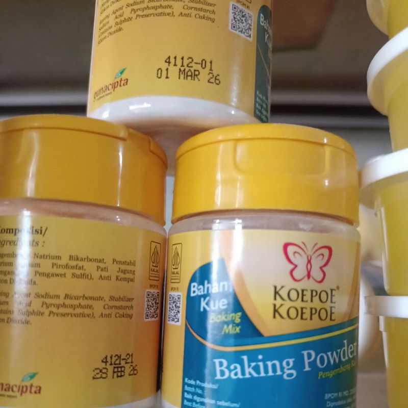 Jual baking powder 45gr koepoe koepo(pengembang kue) | Shopee Indonesia