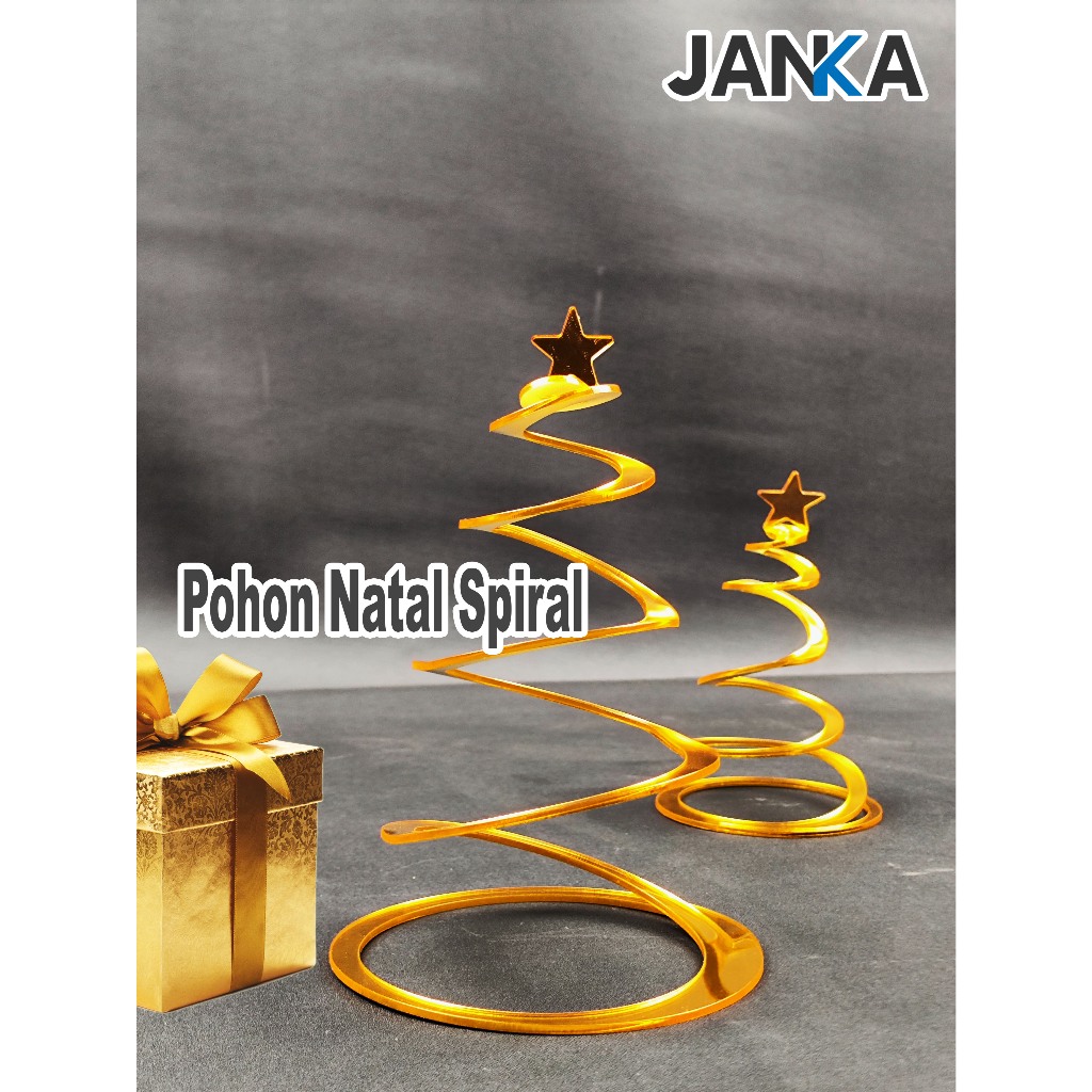 Jual JANKA Pajangan Pohon Natal Akrilik Meja Aksesoris Hiasan ...