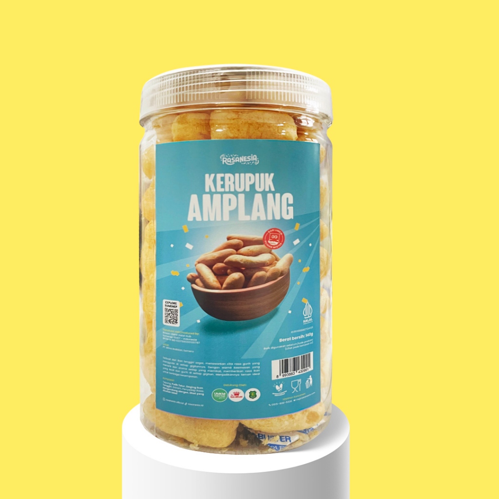 Jual RASANESIA | Kerupuk Amplang Toples 140gr | Shopee Indonesia
