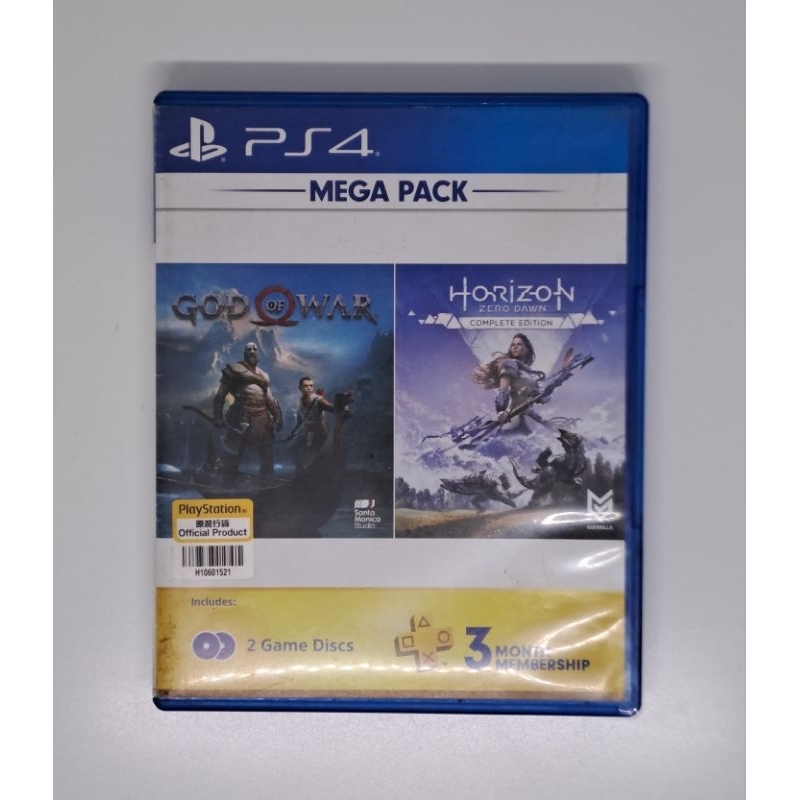 Jual BD PS4 Kaset PS4 MEGA PACK GOD OF WAR & HORIZON ZERO DAWN ...