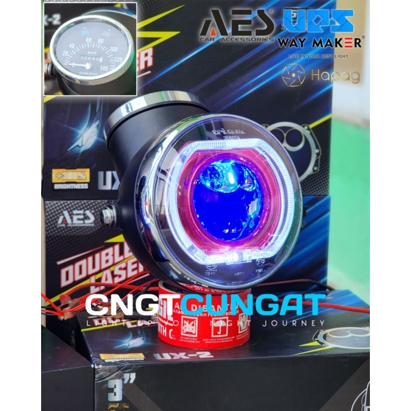 Jual Lampu Reflektor Depan Biled Set Batok YL DAY Besi Pres 5 75 inch ...