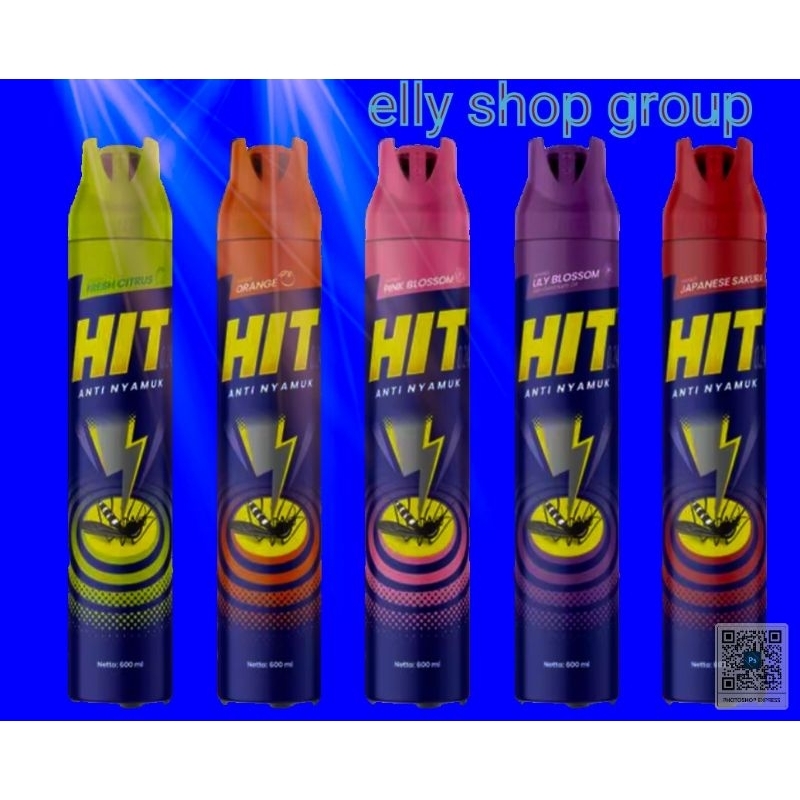 Jual HIT 600 ml/obat nyamuk semprot/ pembersih serangga /hama parasit ...