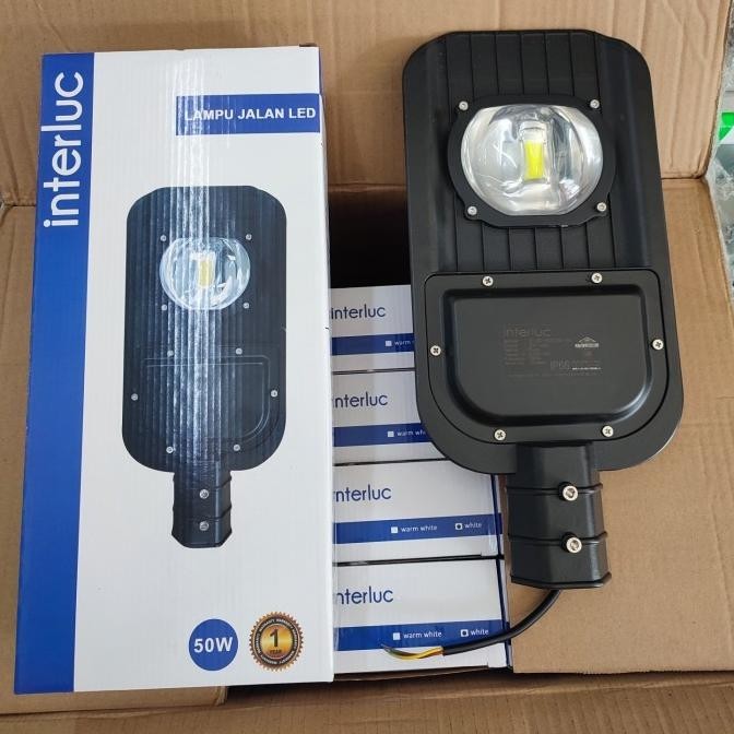 Jual Lampu PJU LED INTERLUC COB 50W Lampu Jalan LED PJU - IT-SL-50COB ...