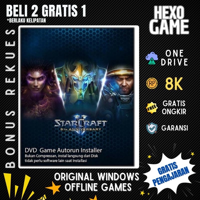 Jual StarCraft II Complete - PC Games RFG - Standar, softcover - LINK ...