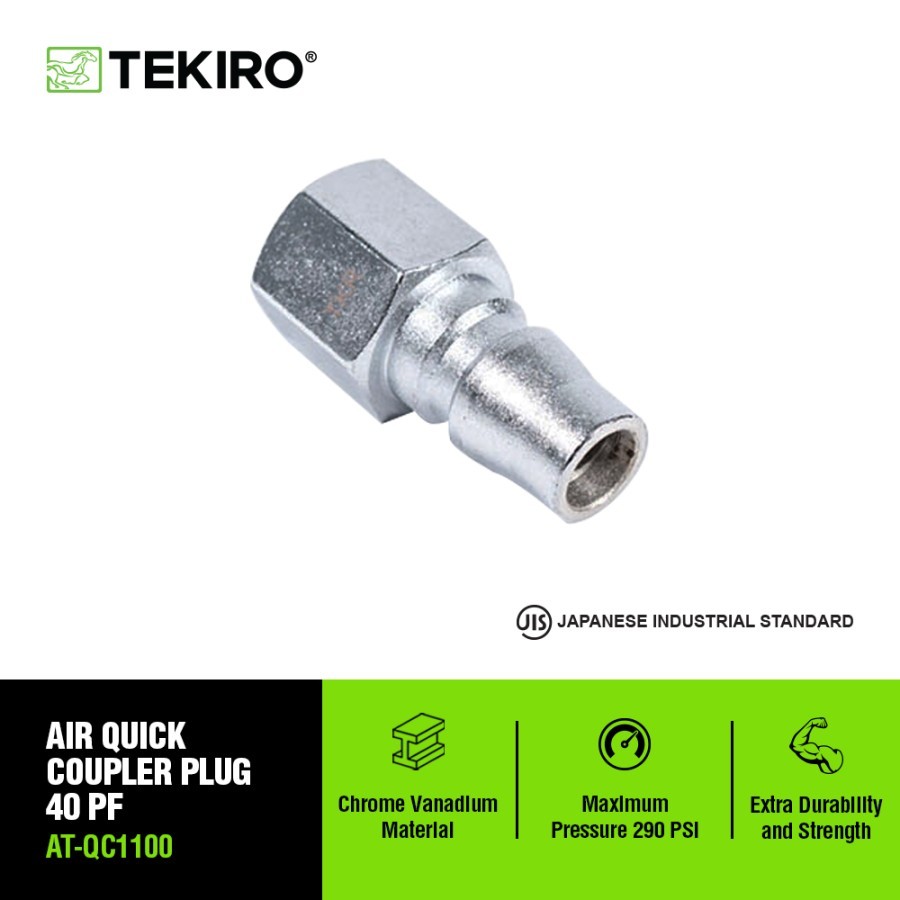 Jual [PF40] Air Quick Coupler Plug TEKIRO AT-QC1100 Nepel Cuk Kopler ...