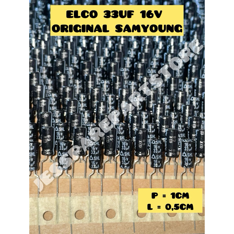 Jual ELCO 33UF 16V ORIGINAL SAMYOUNG | Shopee Indonesia