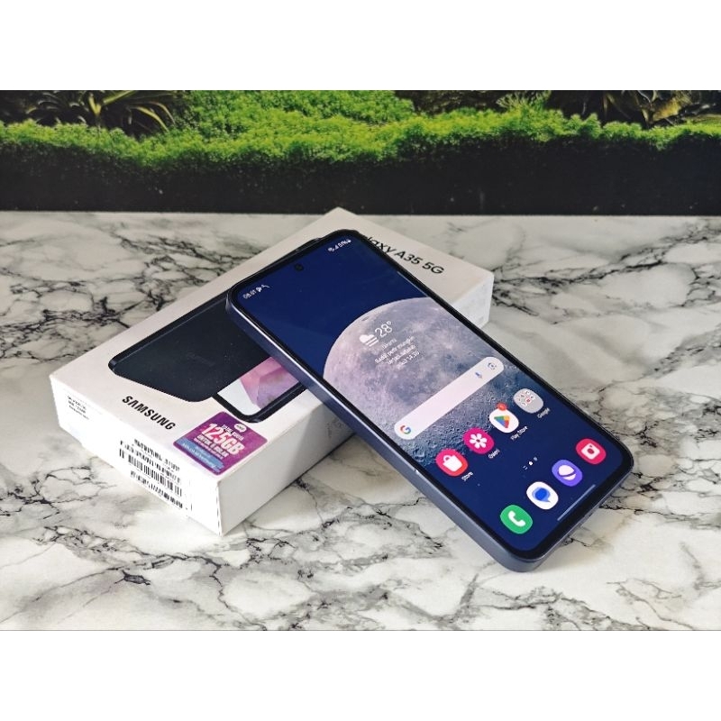 Jual Samsung A35 8/256Gb second fullset original | Shopee Indonesia