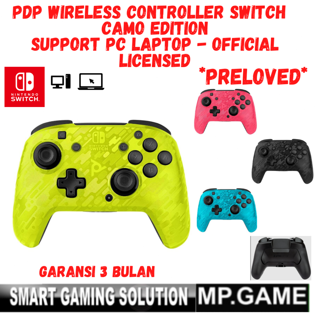 Jual PDP FaceOff Wireless Deluxe Controller Nintendo Switch PC Laptop | Shopee Indonesia