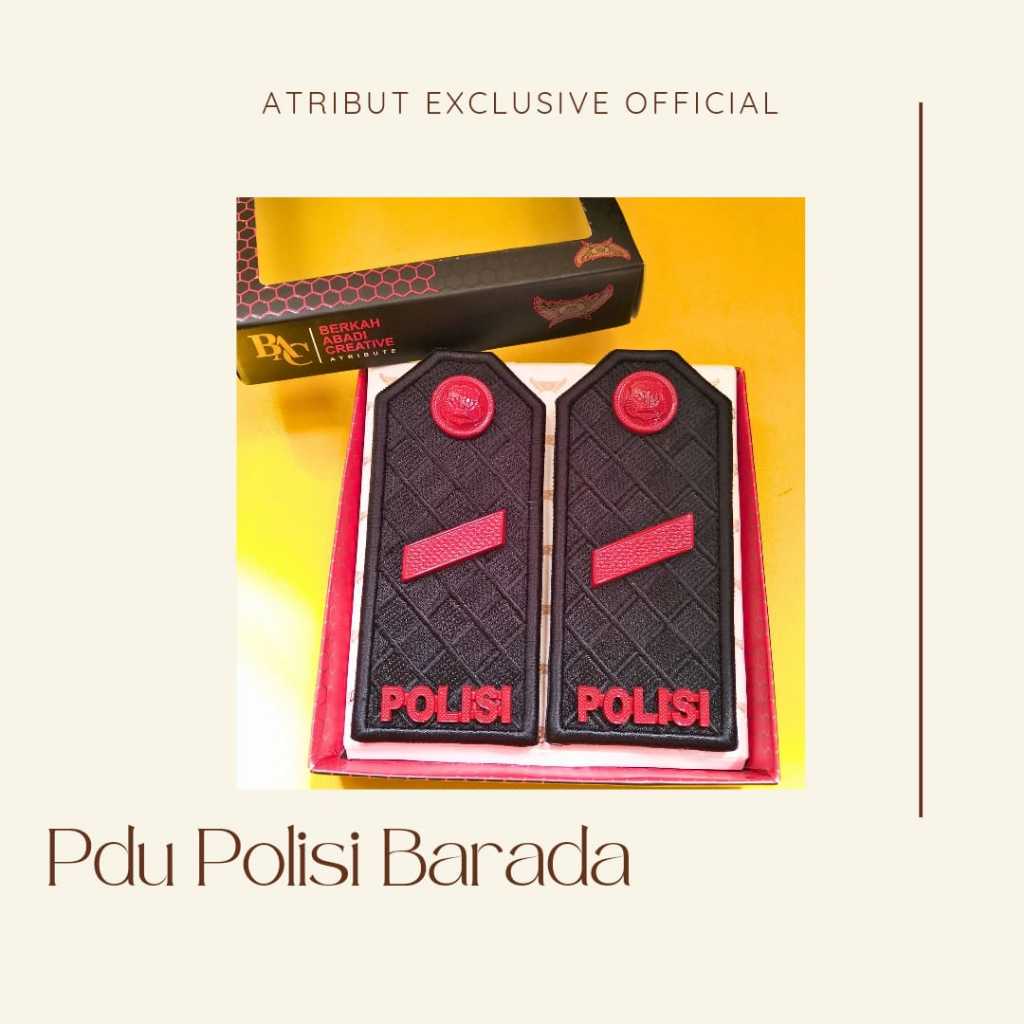 Jual PANGKAT PDU POLISI BARADA/BARATU/BARAKA KAIN BORDIR EXCLUSIVE ...