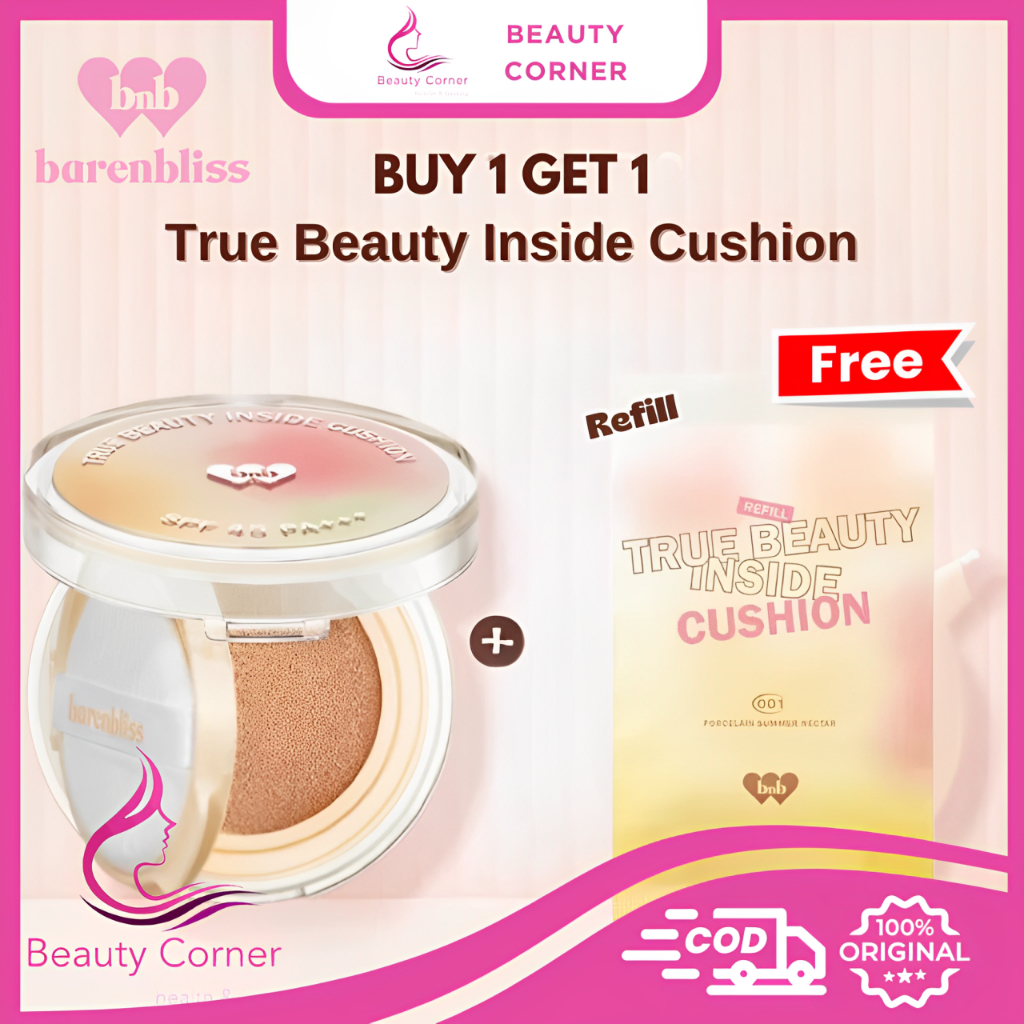 Jual [Free Refill Cushion] BNB Barenbliss True Beauty Inside Cushion ...