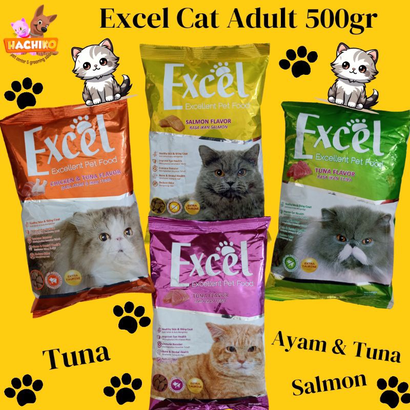 Jual Excel Cat Food 500gr ( fresh pack ) | Shopee Indonesia