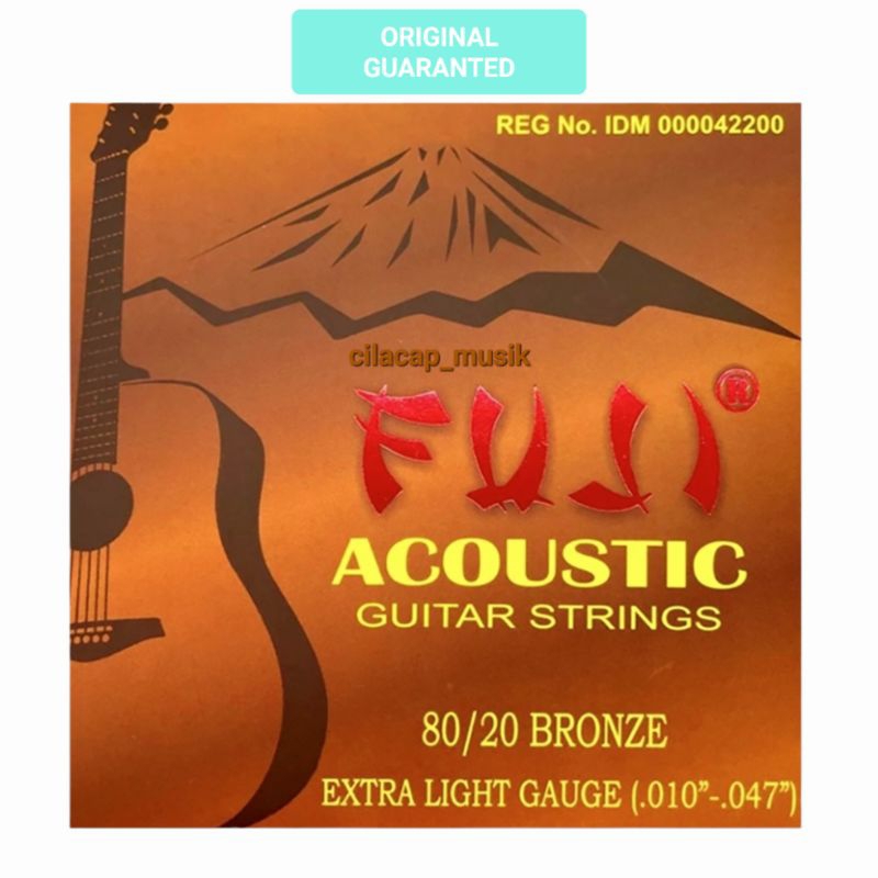 Jual SENAR FUJI 010 BRONZE SENAR FUJI 012 BRONZE AKUSTIK SENAR GITAR ...