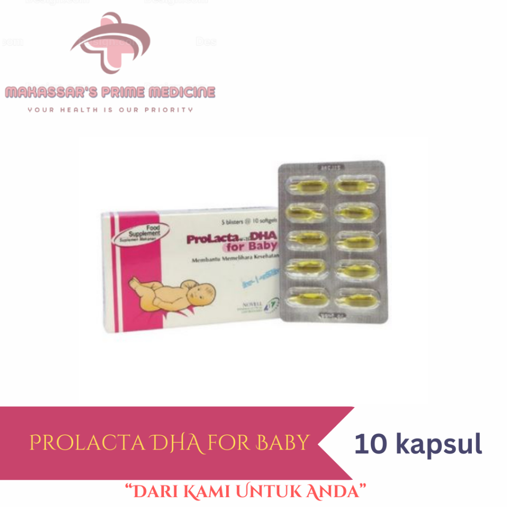 Jual Prolacta With DHA for Baby isi 10 Kapsul (1 Strip) | Shopee Indonesia