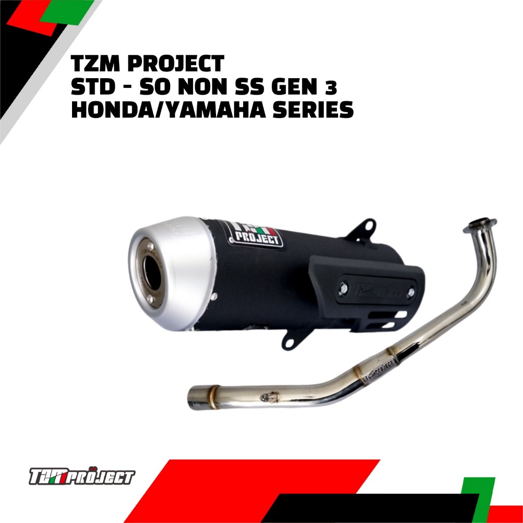 Jual Knalpot TZM Project Racing Series SO NON SS GEN 3 Yamaha/Honda ...