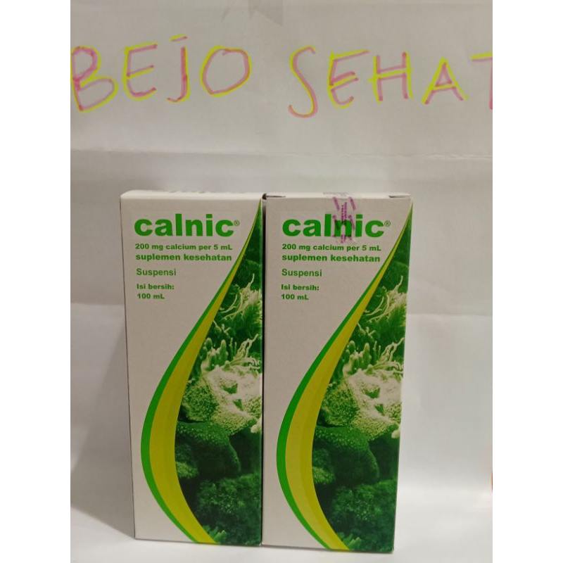 Jual Calnic /Sirup 100ml/ calnic kaplet box 30 tablet/ calnic kaplet 10 ...
