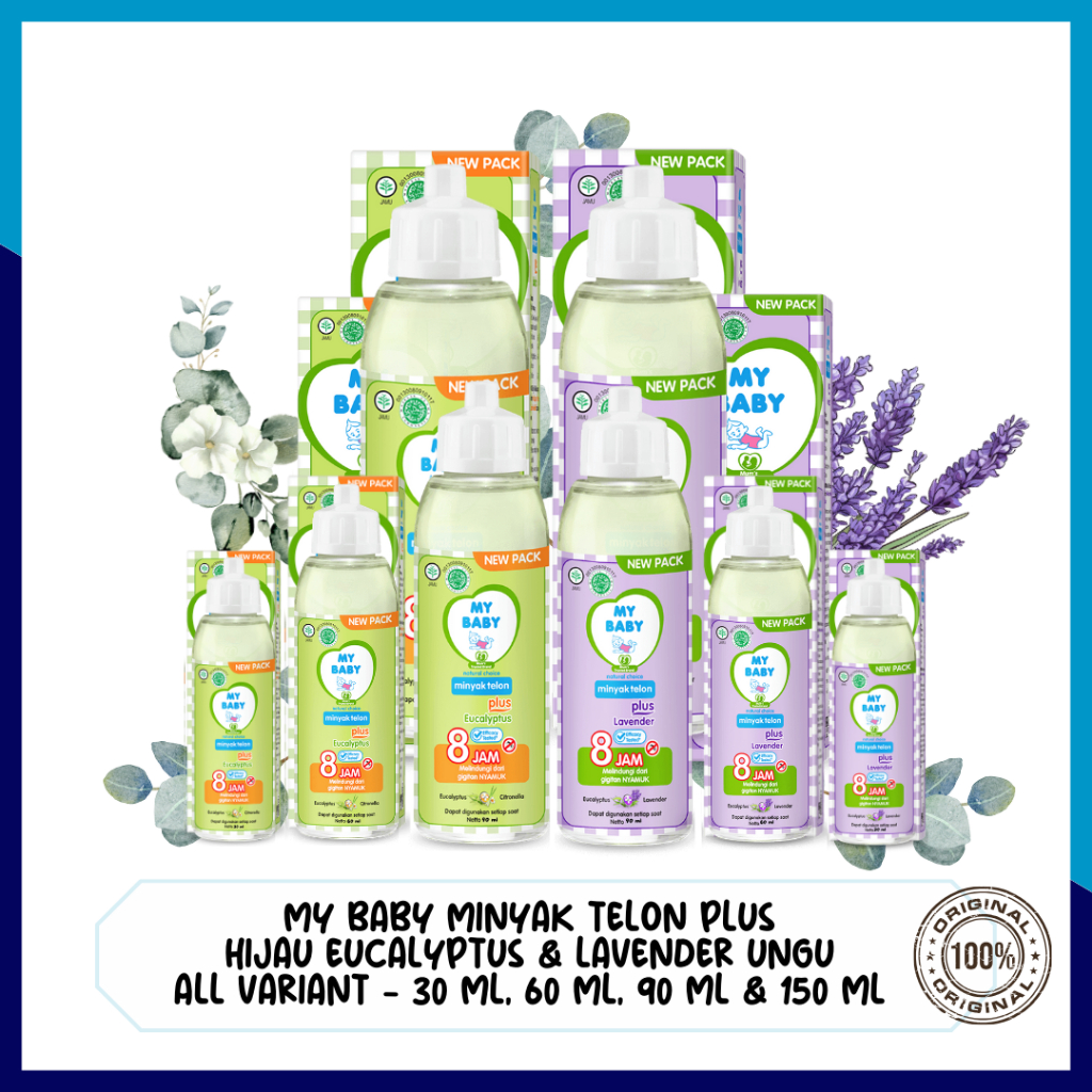 Jual PAKET MY BABY Minyak TELON (30, 60, 90, dan 150 ML ) ORIGINAL SEMUA VARIAN (Plus Eucalyptus ...