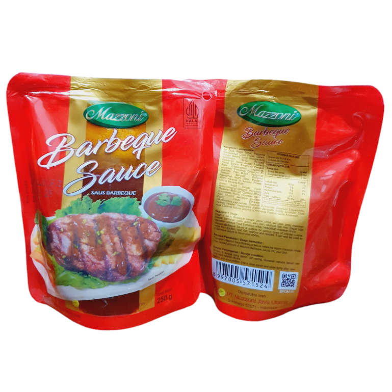 Jual Saus Barbeque 250gr Mazzoni Barbeque Sauce 250gr/MazzoniSaus BBQ ...