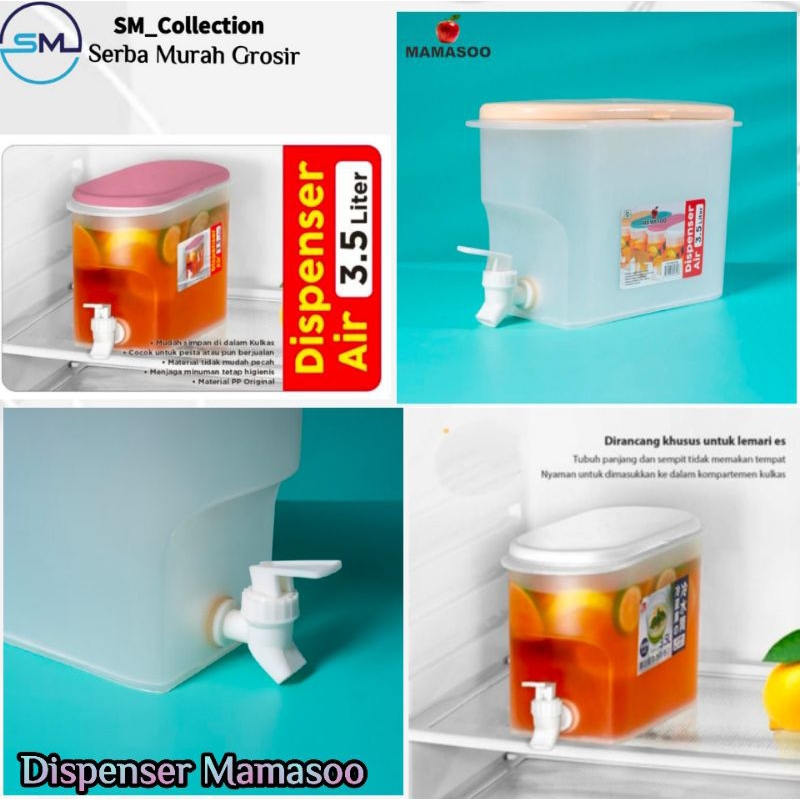 Jual Botol Minum galon/Tempat Ait Kulkas/Dispenser plastik Mini ...