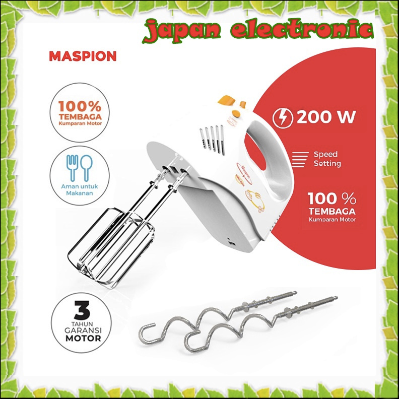 Jual MIXER / HAND MIXER MASPION MT-1190 / MT1190 [PENGADUK KUE ...