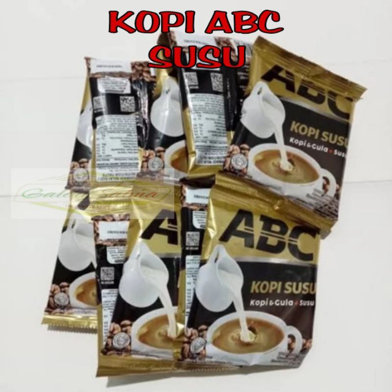 Jual KOPI ABC SUSU 1 renceng isi 10 saset kemasan 30 gram | Shopee Indonesia