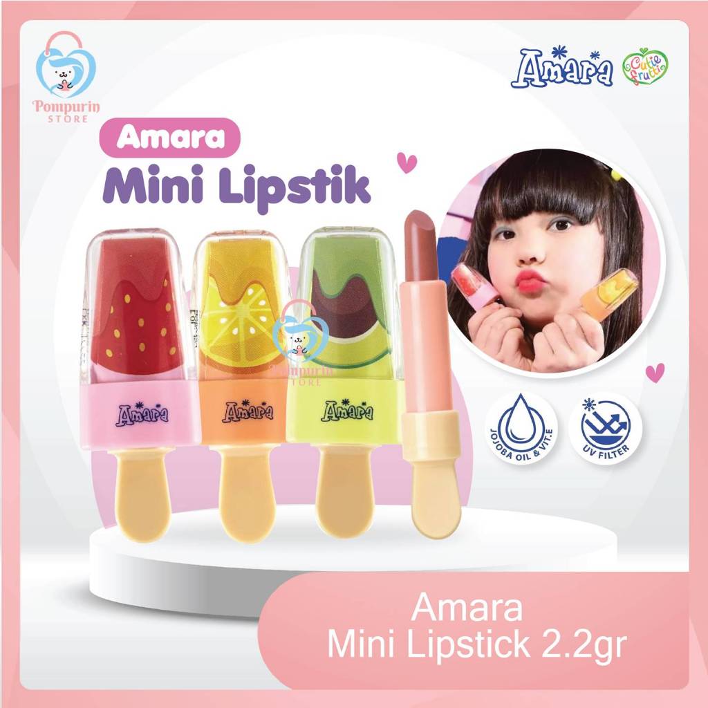 Jual Amara Mini Lipstick 2.2gr - Amara Lipstick Anak Anak Pewarna Bibir ...