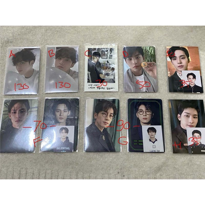Jual Seventeen Mingyu Wonwoo photocard official | Shopee Indonesia