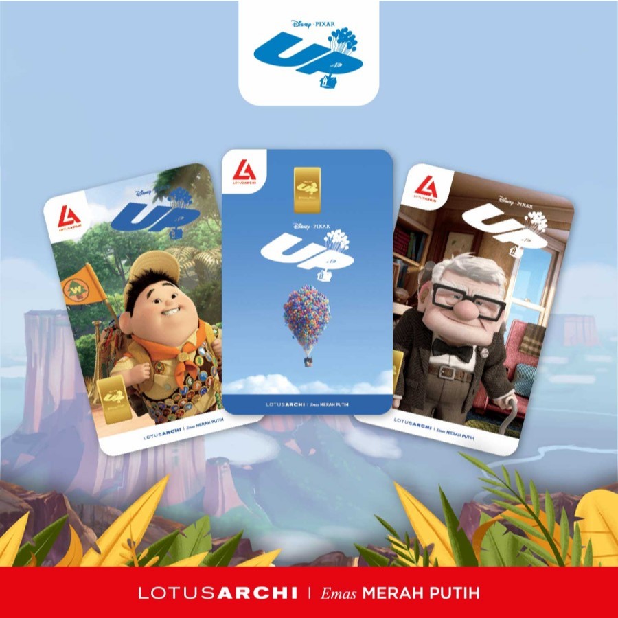 Jual LM Lotus Archi Disney Up Series - LA Gold | Shopee Indonesia